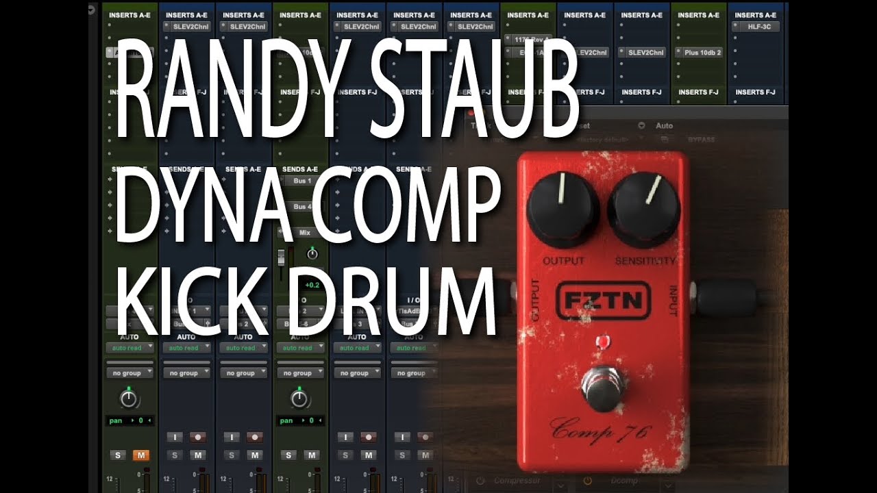 The Randy Staub MXR Dyna Comp Parallel Kick Drum Legend, Explored ...