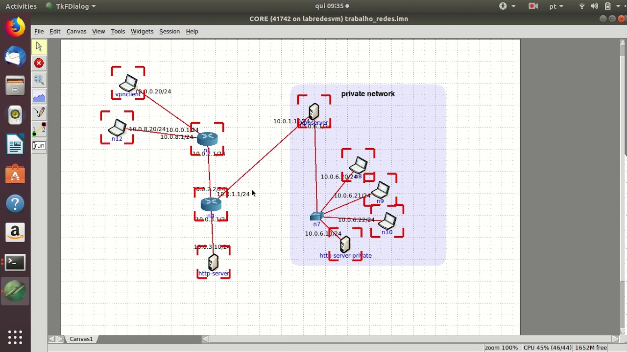 VPN Security emulation using Core Emulator - YouTube