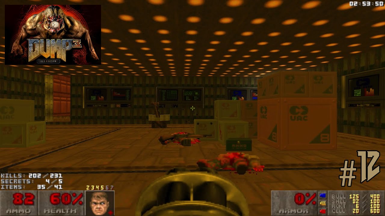 Doom with Doom Upstart Mapping Project 3.Map 00 + Map 12 - YouTube