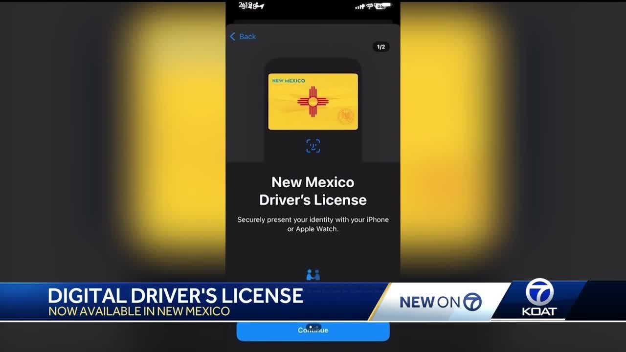 New Mexico gets the green light on mobile driver's licenses - YouTube