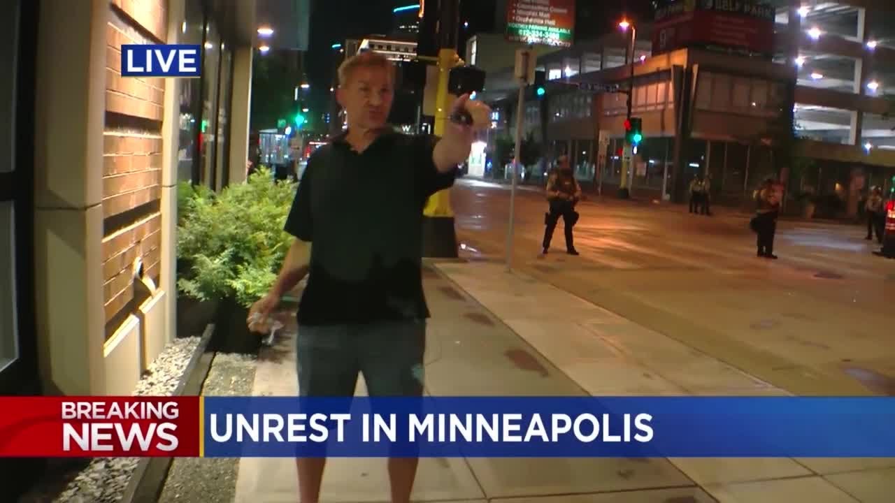Mike Max Talks To Minneapolis Protesters About Aim Of Unrest - YouTube