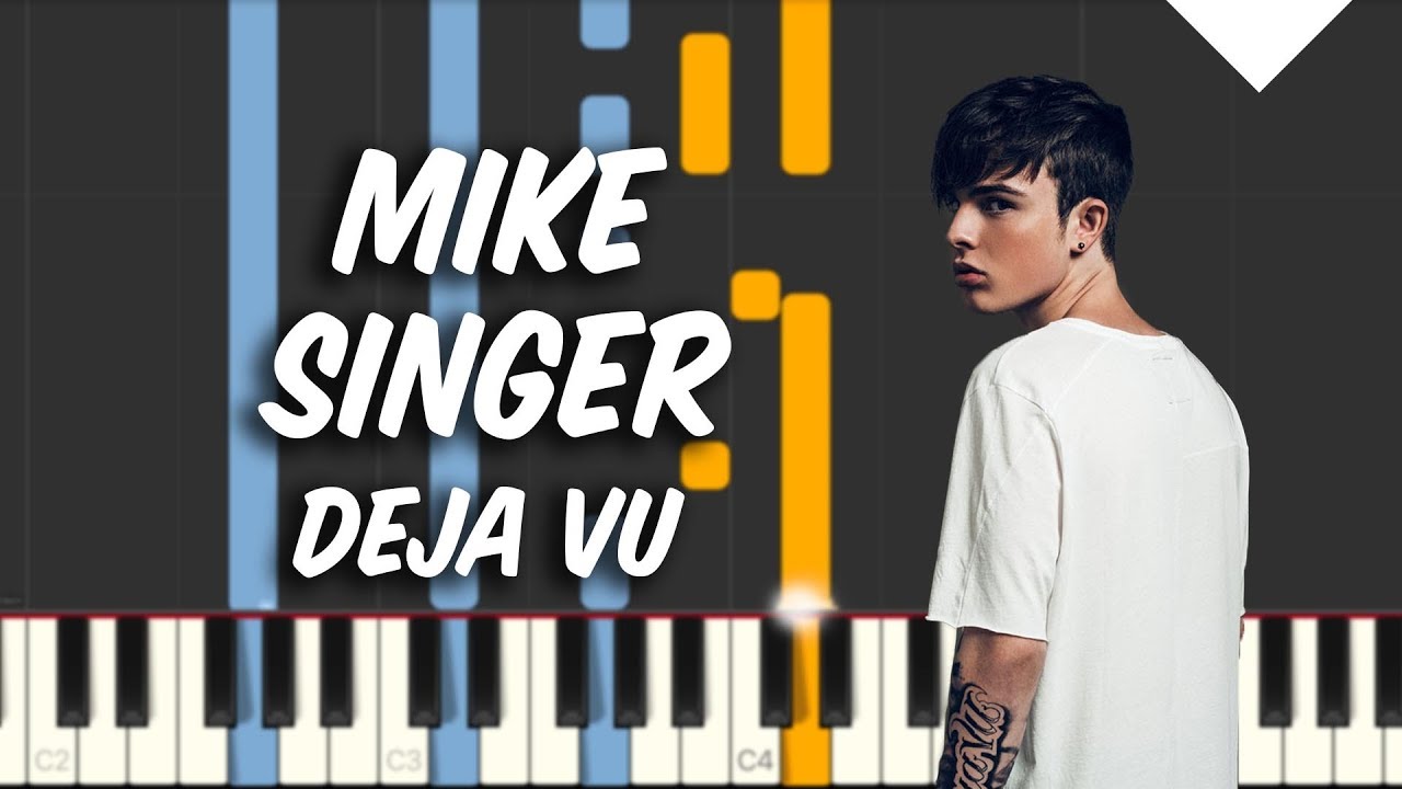 MIKE SINGER - DEJA VU Piano Tutorial - YouTube