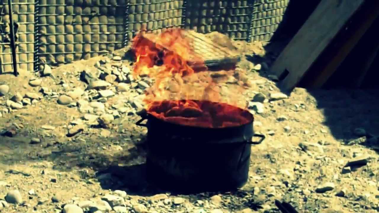 burning poo poo - YouTube