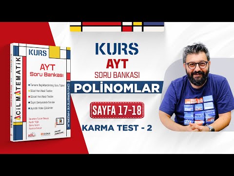 AYT Matematik | Polinomlar | Acil Yayınları 2025 Sayfa [17-18] Soru Çözümü