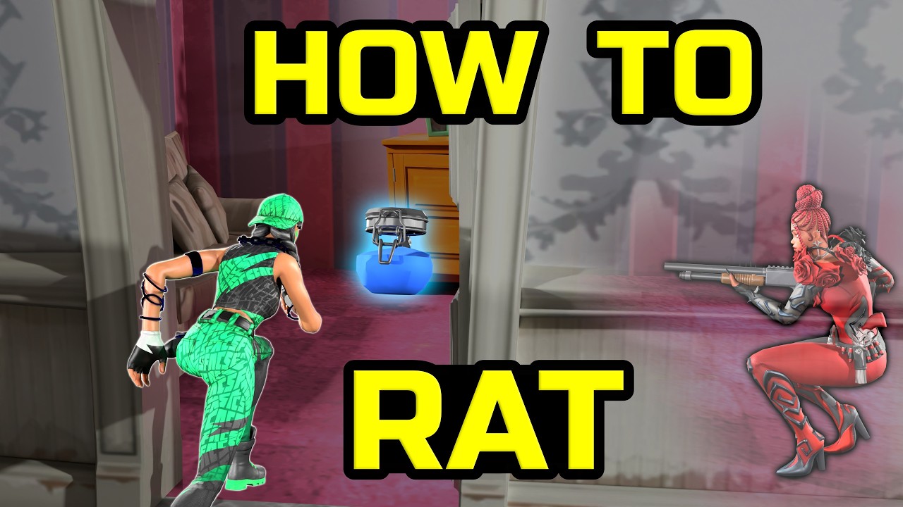 How to be a RAT in Fortnite - YouTube