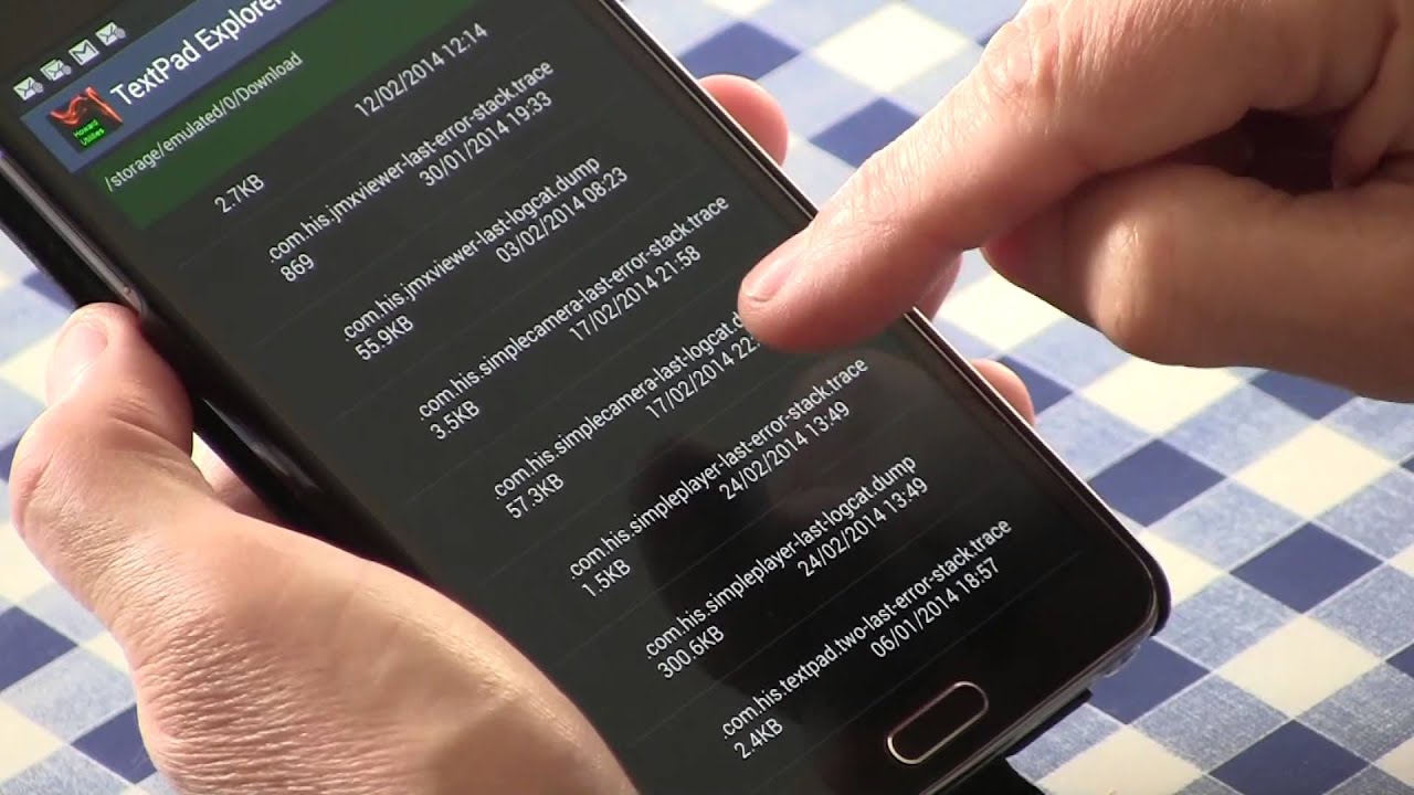 TextPad Explorer for Android - YouTube