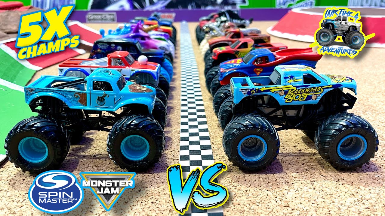 Toy Diecast Monster Truck Racing Tournament | Round #19 | Spin Master ...