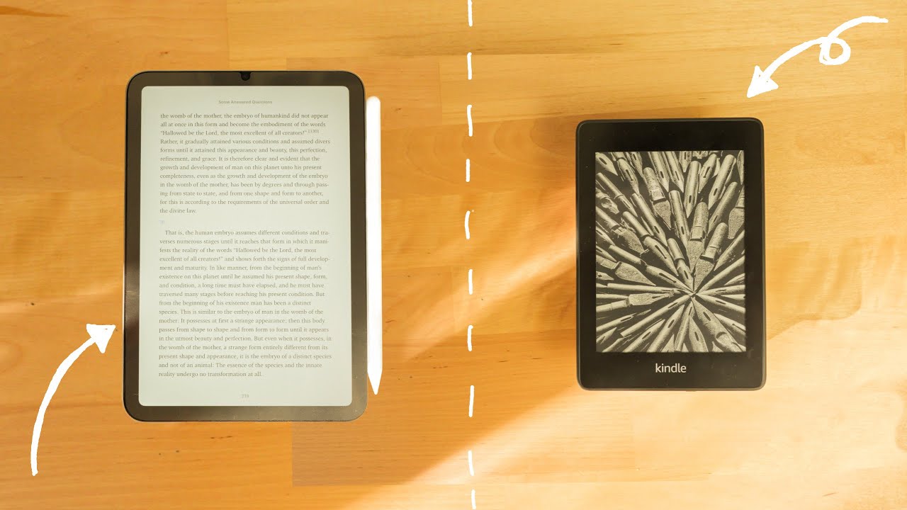 Kindle Vs Ipad Comparison Replying To @Sam Reading On Your Kindle Vs.