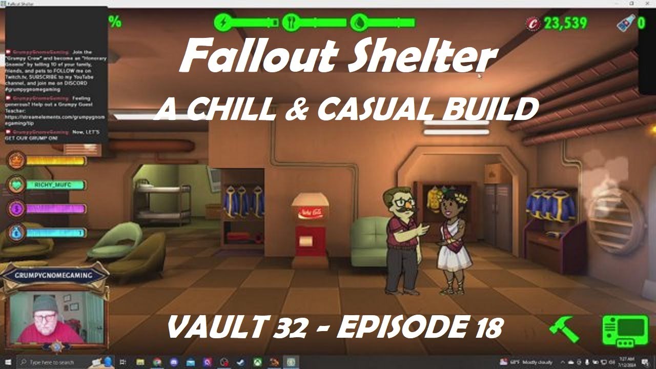 FALLOUT SHELTER - VAULT 32 - A CHILL & CASUAL BUILD - EPISODE 18 - YouTube