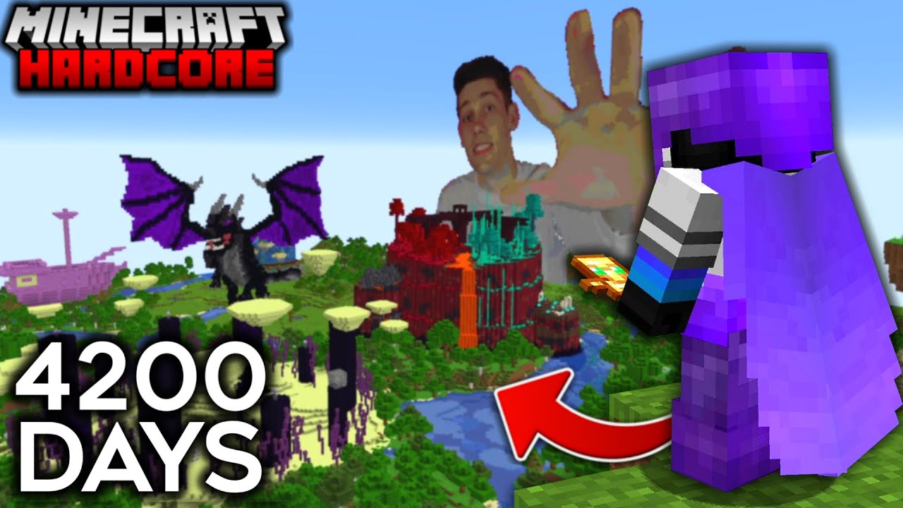 RETURNING HOME to my 2 Year Old Minecraft World (World Tour) - YouTube