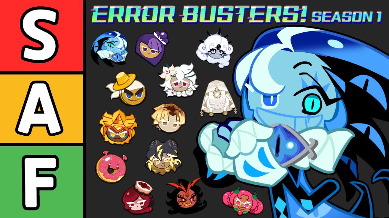 I Ranked Every Error Buster Cookie! - YouTube