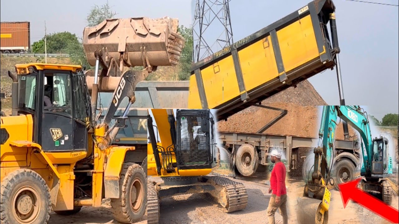 Kobelco Excavator Amazing Rolling - YouTube