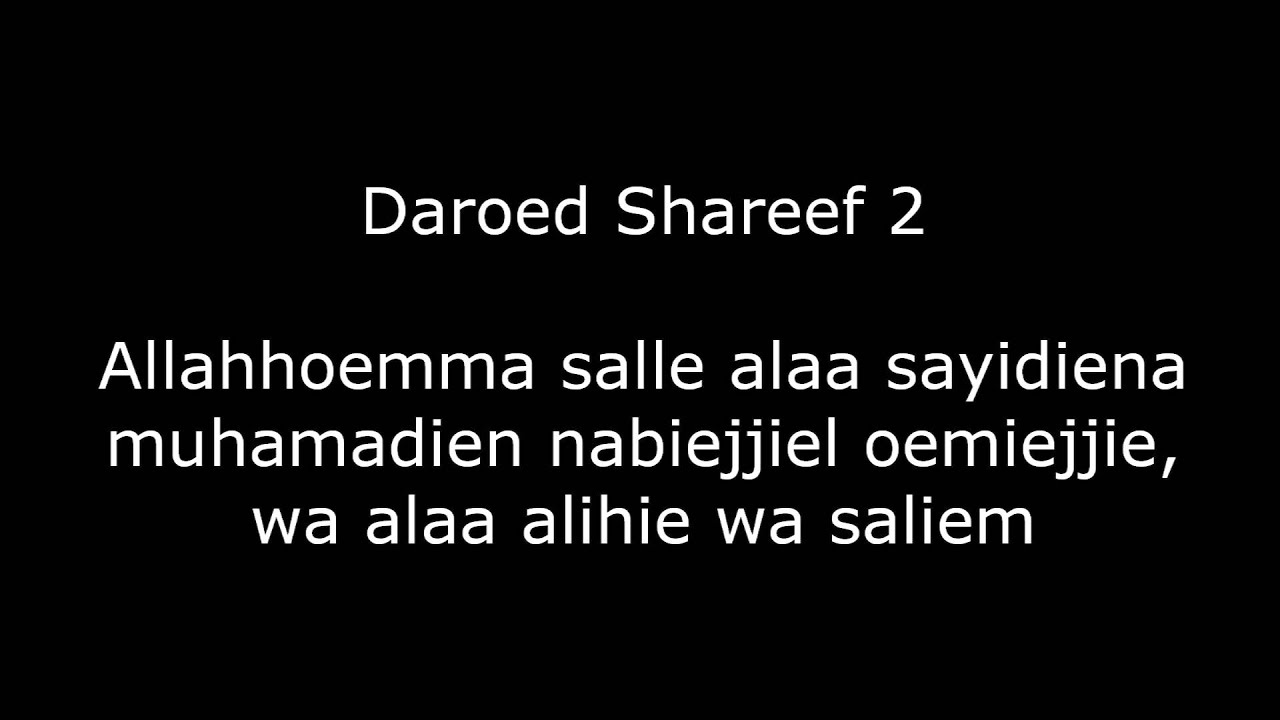 Daroed Shareef 2.mp4 - YouTube