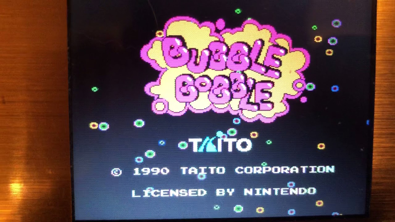 Bubble Bobble (1988) Nintendo NES Video Game 1980s 80s Then 80s Now ...