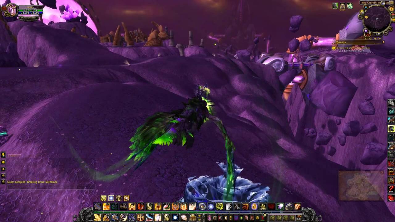 Breaking Down Netherock Quest ID 10701 Playthrough Netherstorm - YouTube