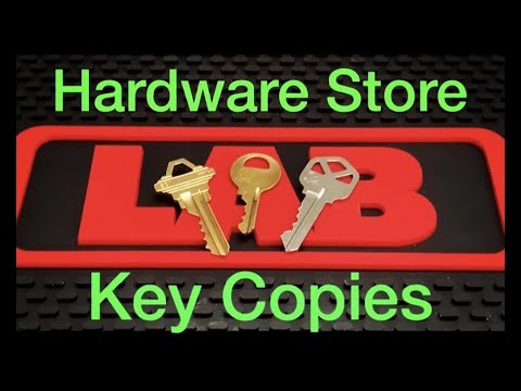 [59] Hardware Store Key Copies - YouTube