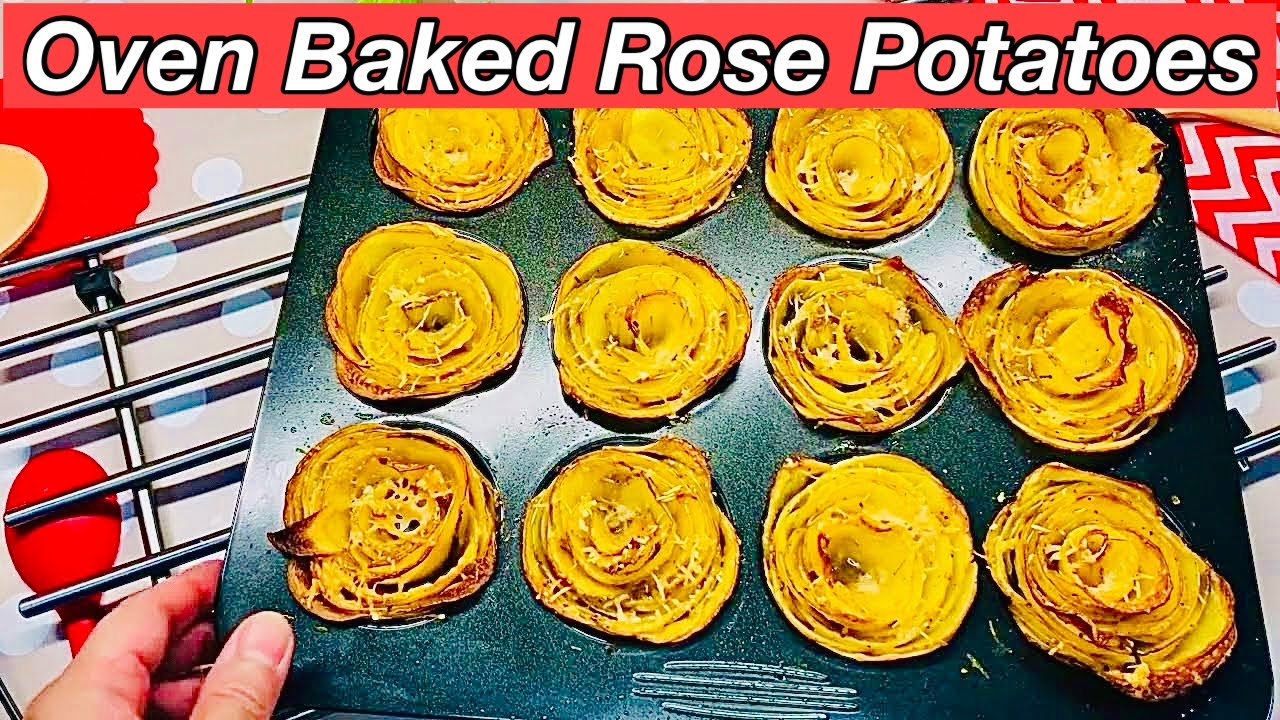 How To Make Rose Potatoes | Oven Baked Potato Roses | Taste Assured ...