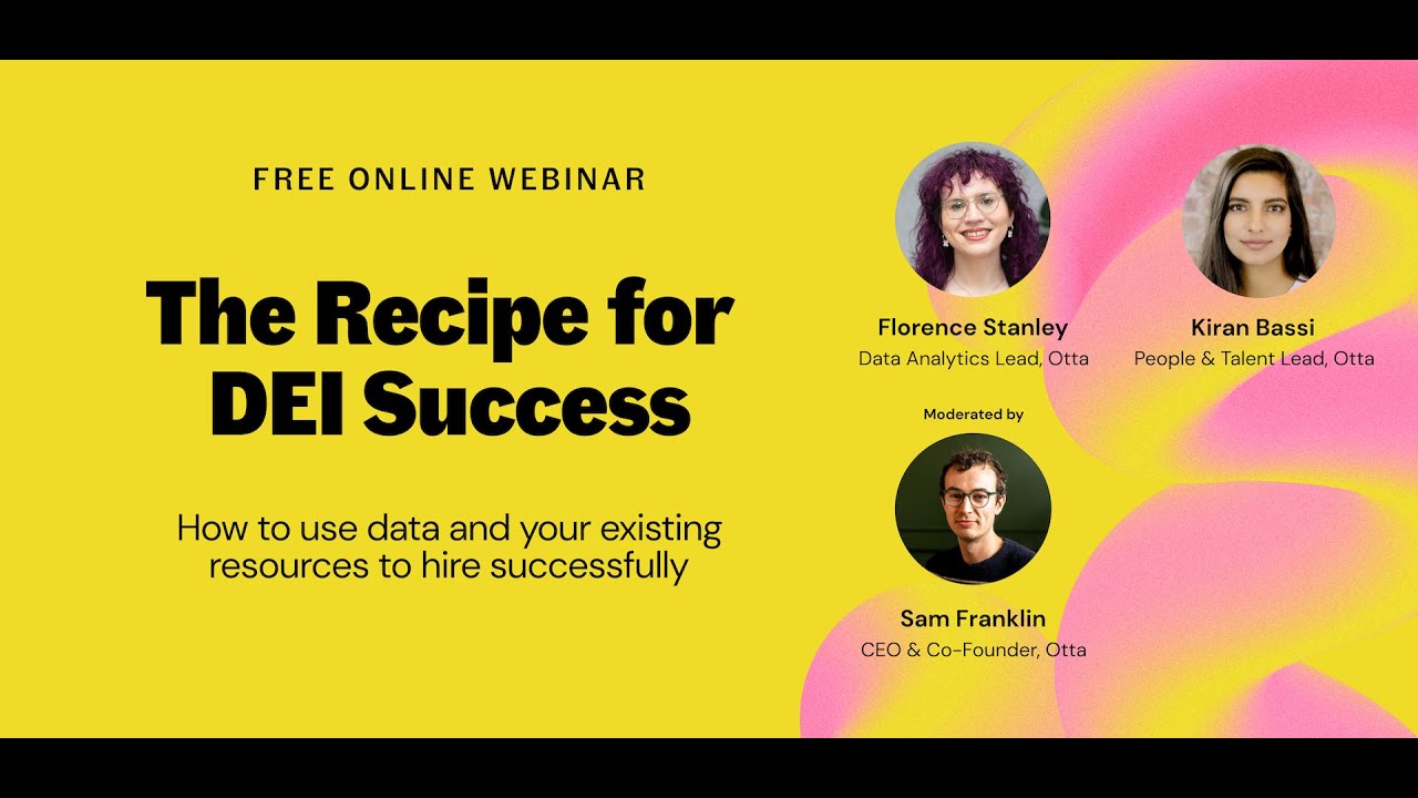 The Recipe for DEI Success: How to use your data and existing resources ...