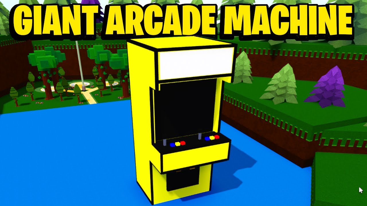 I Built A Giant Arcade Machine In Build A Boat For Treasure In Roblox ...
