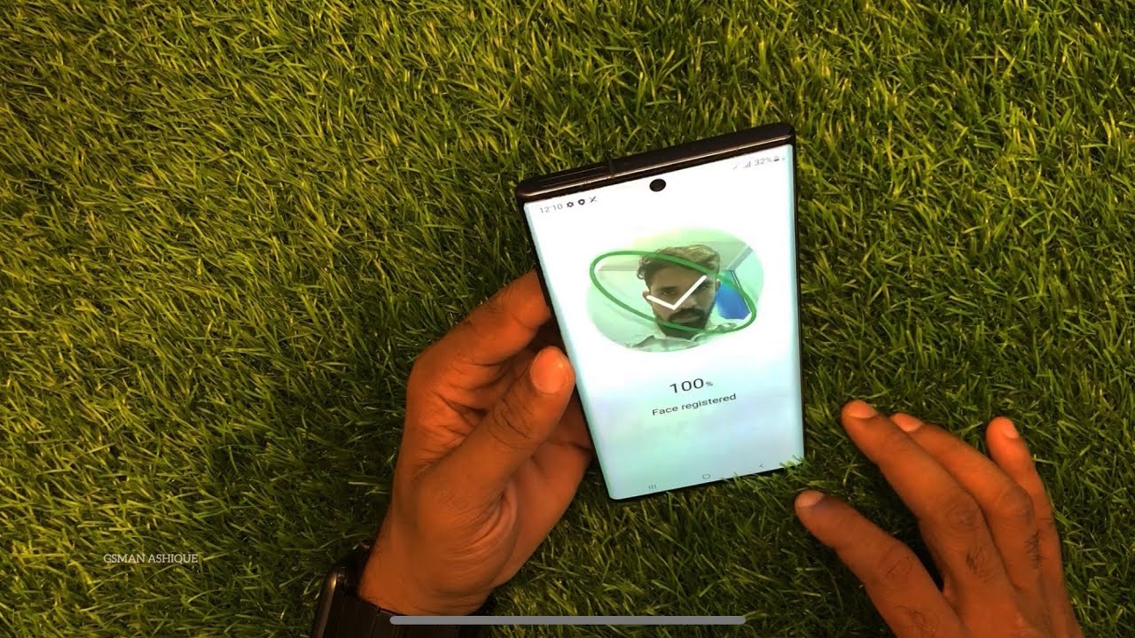 Samsung Galaxy Note 10 Plus How to set Face ID Lock | GSMAN ASHIQUE ...