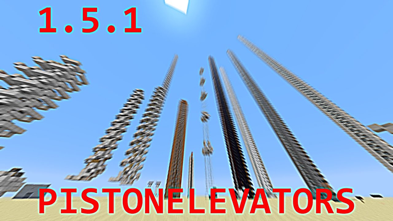 Minecraft Showcase: 5 Elevator designs for 1.6.2 ! - YouTube