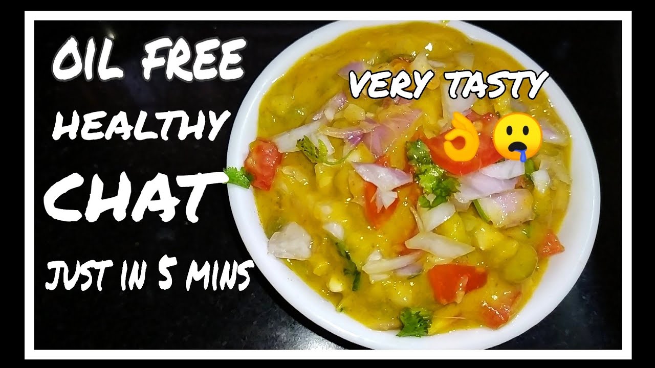 how to prepare batani chat|zero oil healthy chat| masala chat|very ...