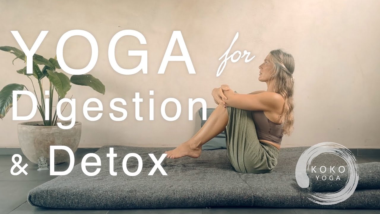 Yoga for Digestion & Gut Health 40 Min | Detox Flow for a Happy Belly ...