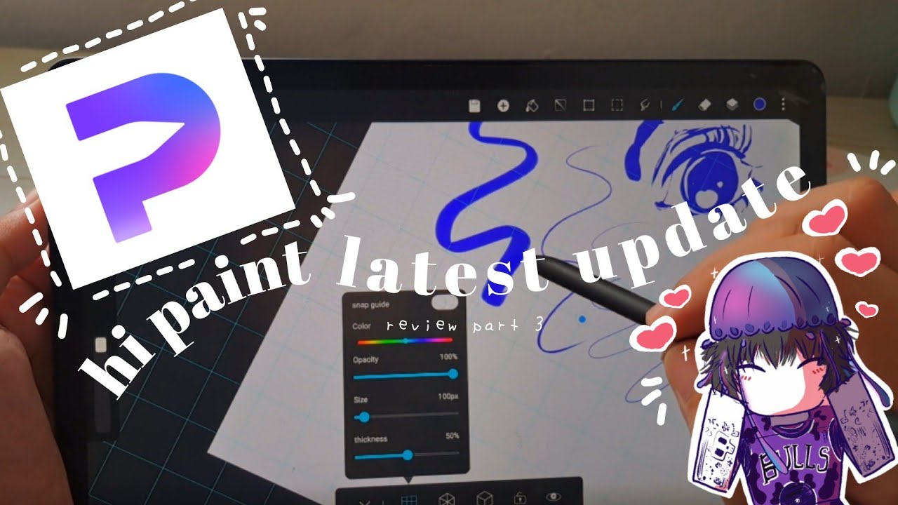review latest update Hipaint free drawing app (new updated version ...