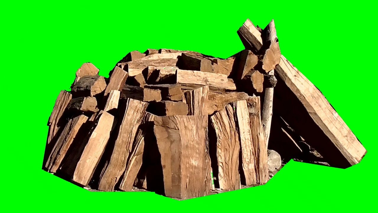 Wood Old green screen Video - YouTube