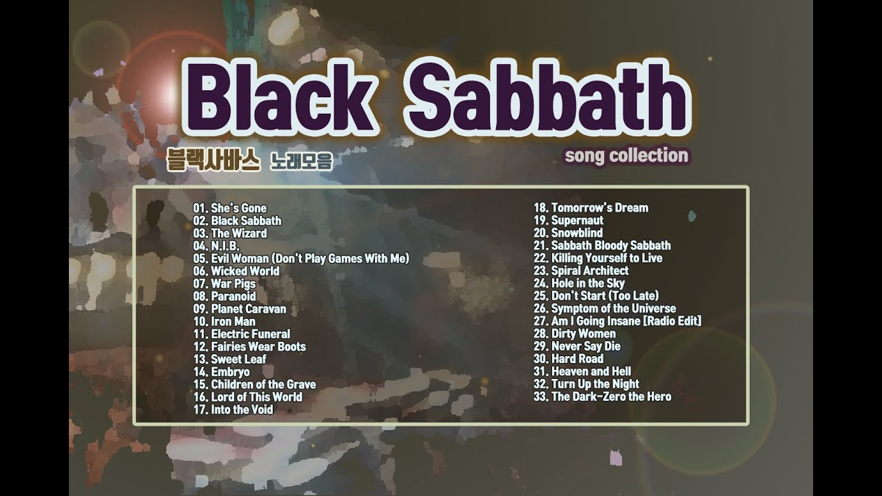 Black Sabbath Greatest Hits - YouTube
