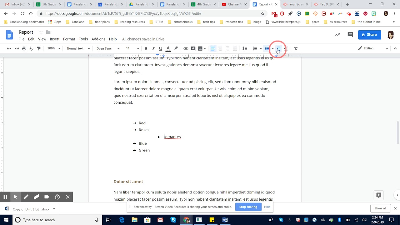 Use And Change Bullet Points And Numbers In Google Docs YouTube Use And Change Bullet Points And Numbers In Google Docs YouTube