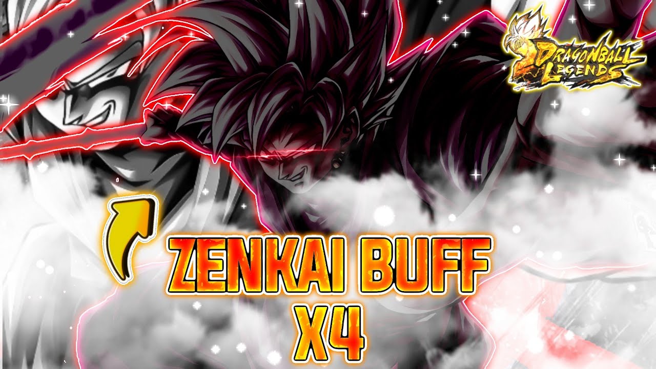 🌙DESTROZANDO CON GOKU BLACK ULTRA ZENKAI BOOST X4 / DRAGON BALL LEGENDS ...