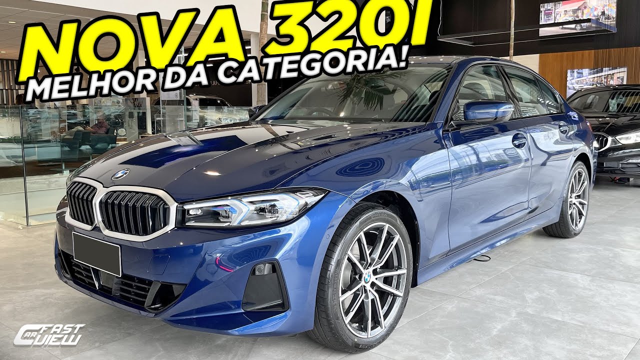 NOVA BMW 320I SPORT GP 2023 COM ACC, TETO SOLAR E HEAD-UP DISPLAY É O ...
