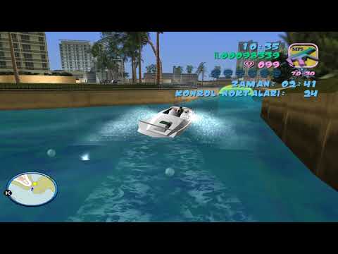 GTA Turk City (VC) - Walkthrough #22 - Sürat Teknesi Yarışı