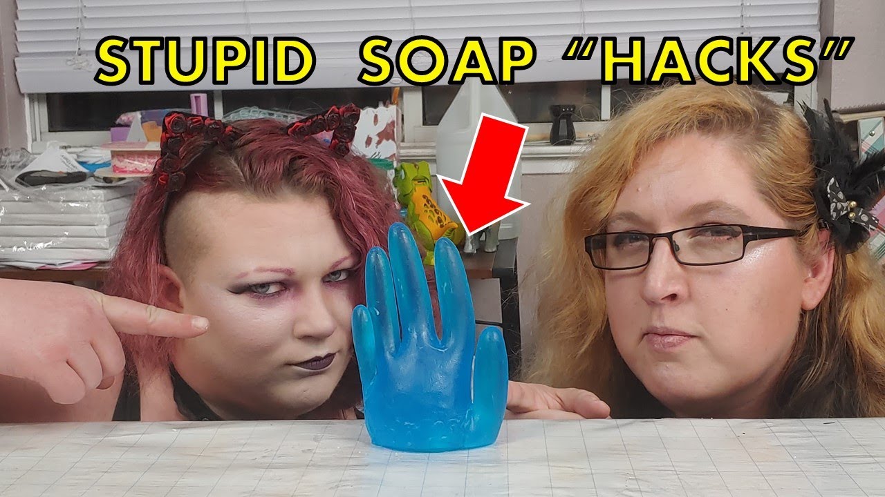 Soap Makers test viral soap hacks (ft. the Soap Hand) ll artisan soap ...