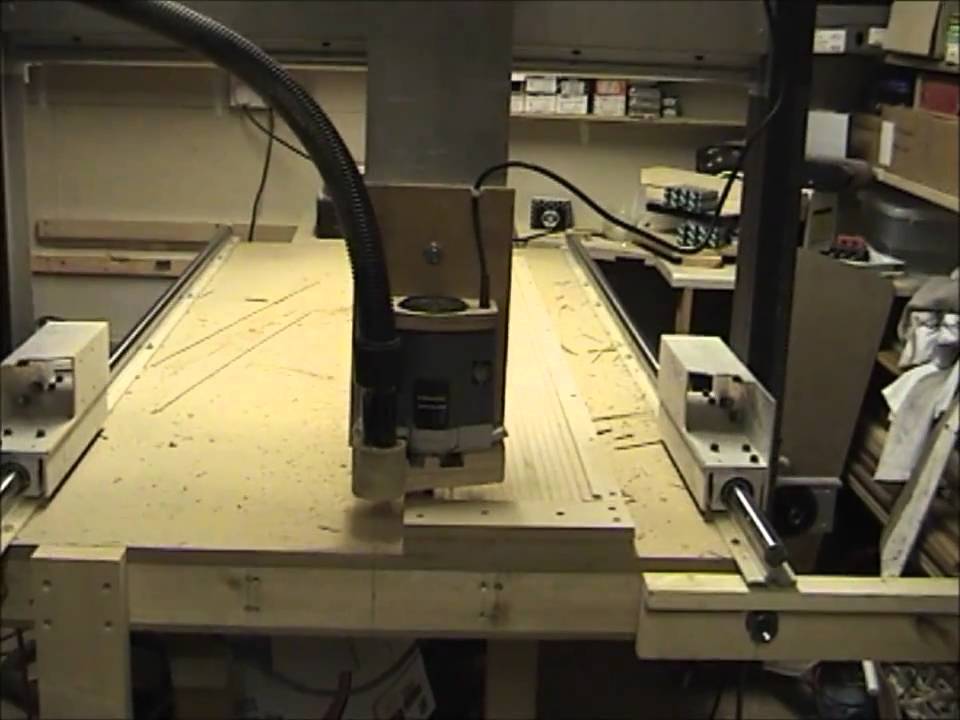 CNC Router 1.5m VAWT blade mould - YouTube