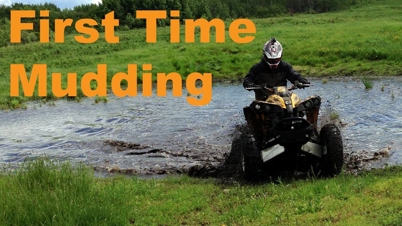 First Time Mudding With My Can Am Renegage 800R - YouTube