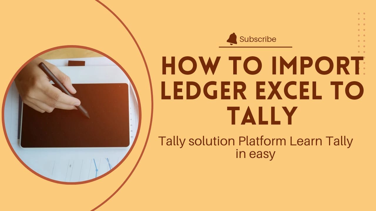 How To Import Ledger Excel To Tally Tally Me Excel Se Ledger Kaise Imort Kare Tally 40