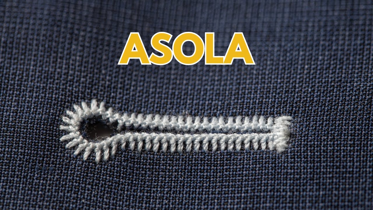 Come Creare un Asola Fatta a Mano Perfetta - YouTube
