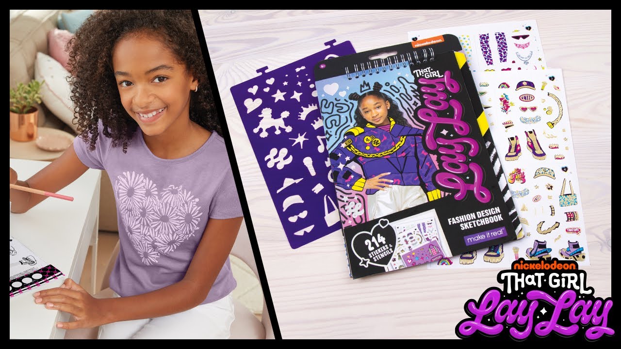 How To Use the Make It Real That Girl Lay Lay: Fashion Sketchbook - YouTube