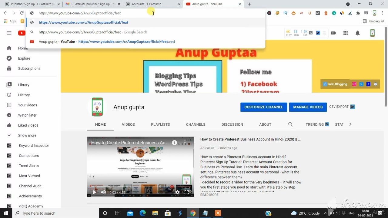 Earn $1000/ Month | How To Create A Commission Junction Account | CJ ...
