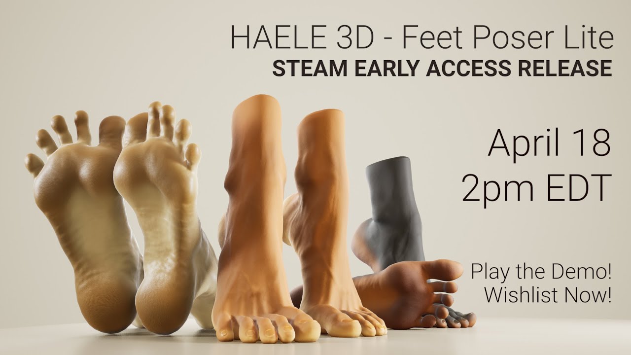 Release Teaser - HAELE 3D - Feet Poses Lite - YouTube