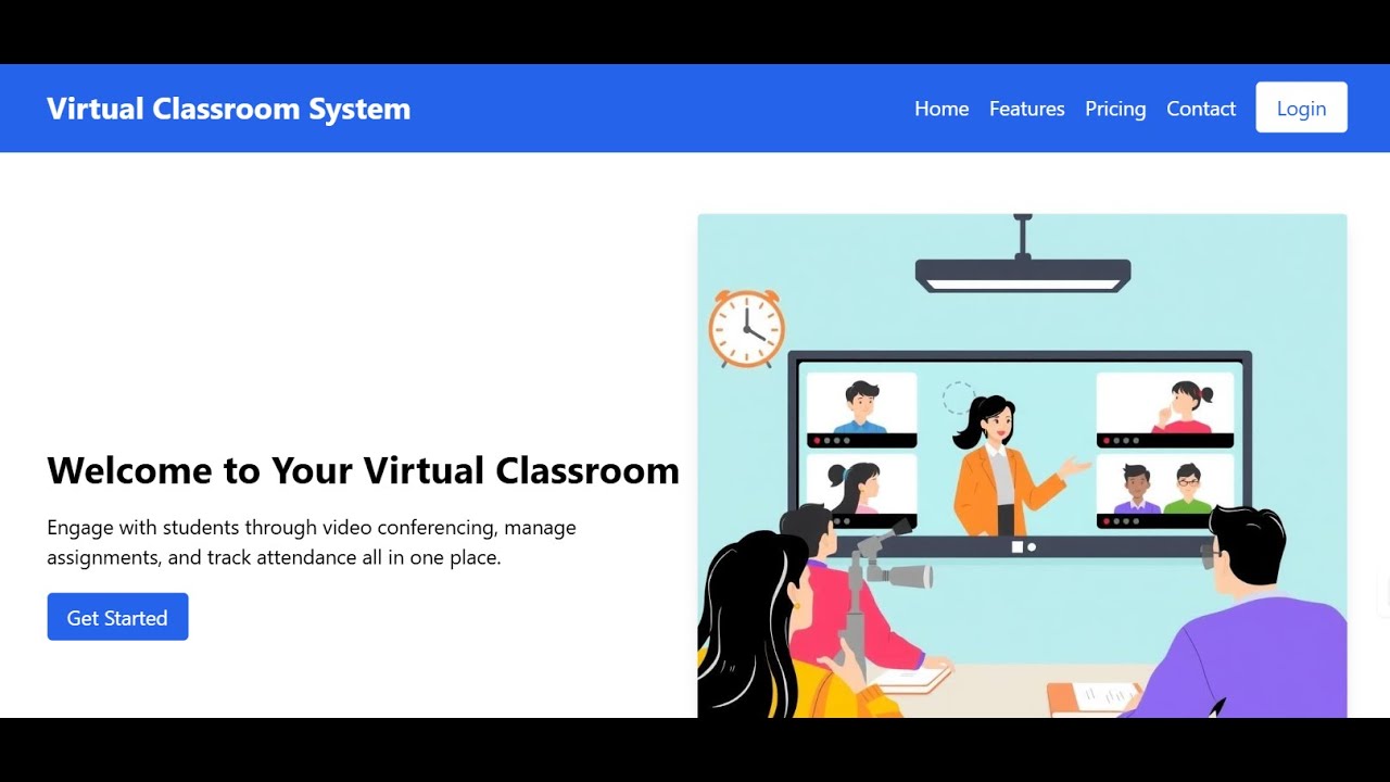 🚀 Virtual Classroom Figma Prototype | Student & Teacher Dashboard ...