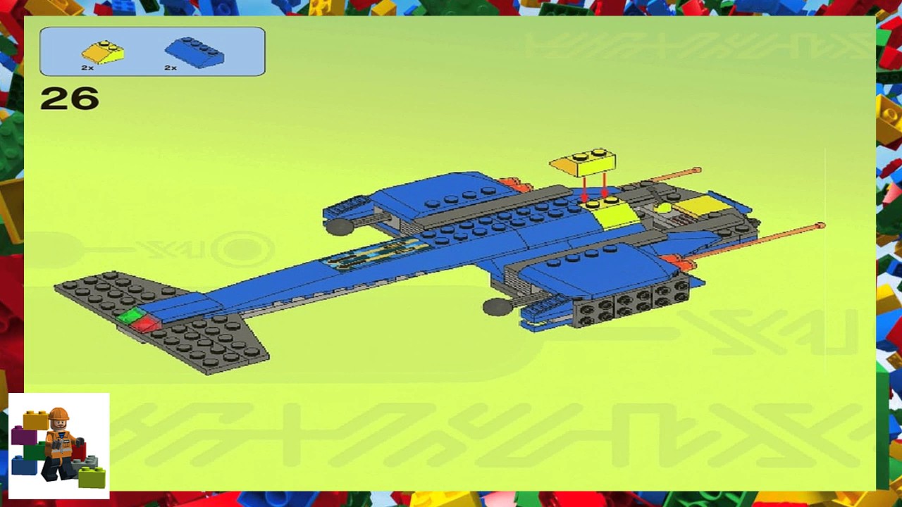 LEGO instructions - Space - Alien Conquest - 7067 - Jet-Copter ...