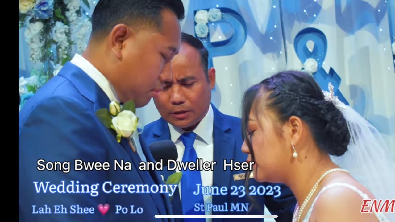 Wedding Ceremony Lah Eh Shee and Po Lo - YouTube