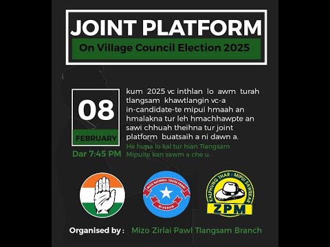 Tlangsam VC Election 2025 Candidate Joint Platform - YouTube