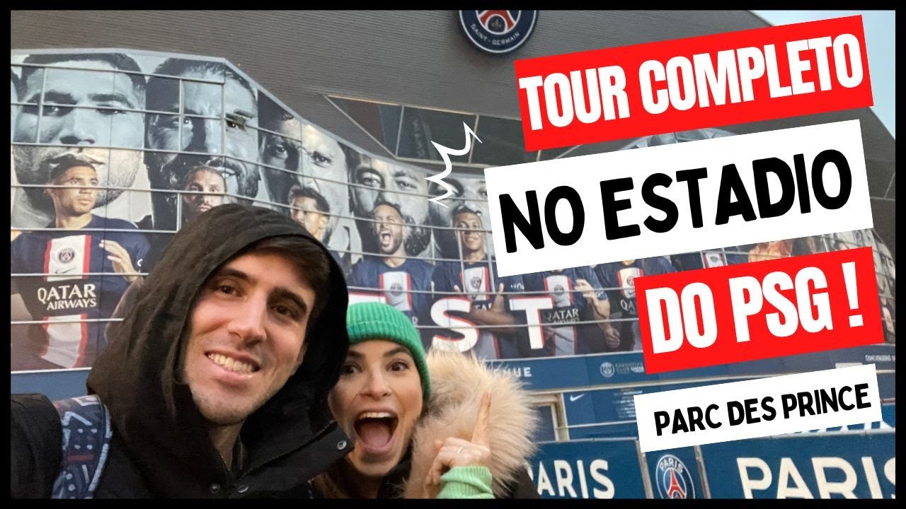 Tour completo no ESTÁDIO do PSG! Visitamos o PARC de PRINCES em Paris ...