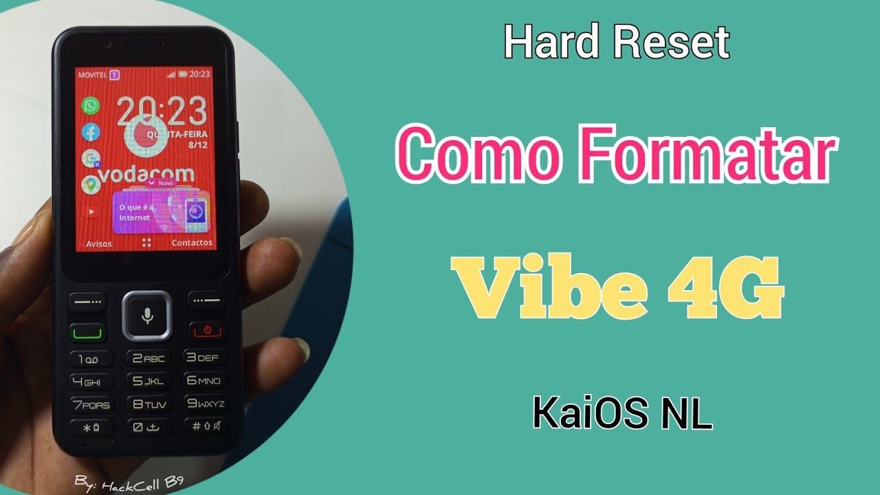 Como Formatar Vibe 4G KaiOS NL / Hard Reset Vibe 4G KaiOS NL - YouTube