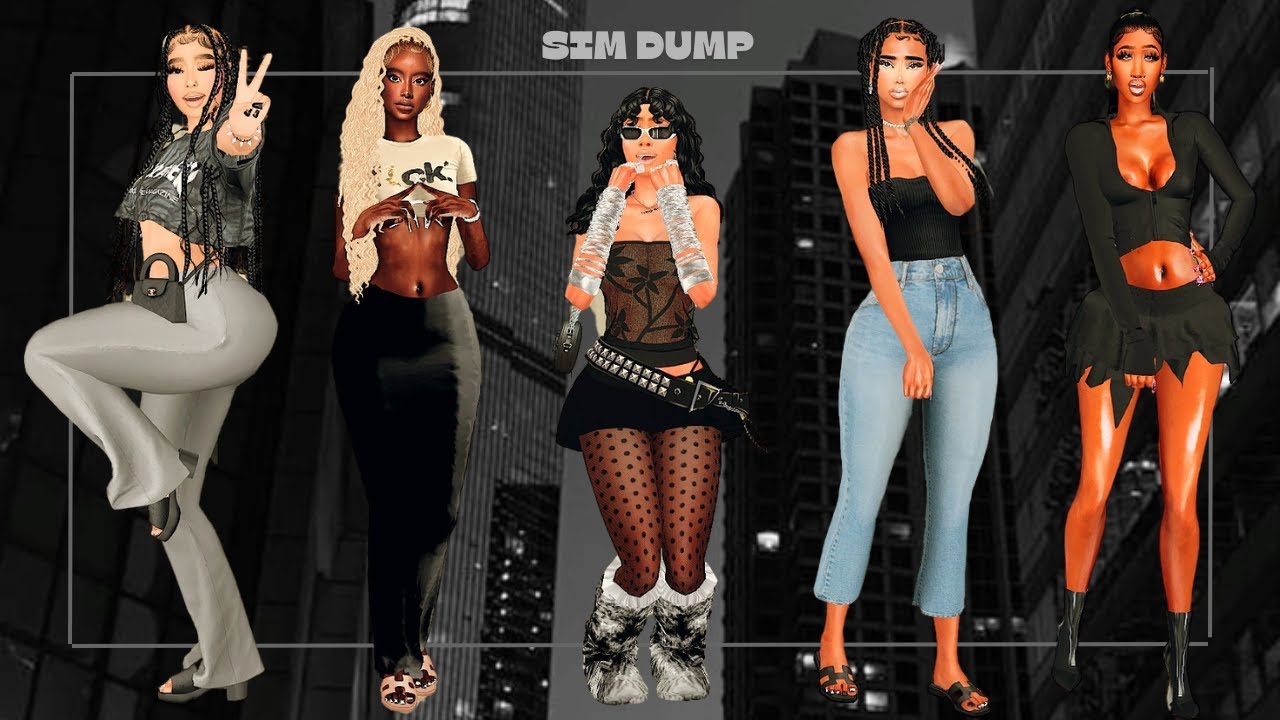 Sim Dump 😎🖤 || SIMS 4 - YouTube