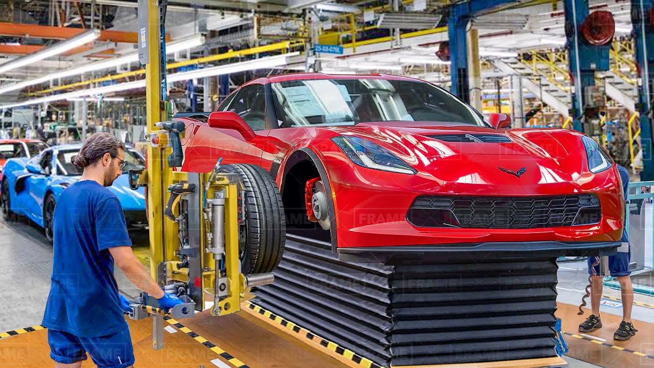 Inside US Best Mega Factory Producing Powerful Corvette - Production ...